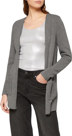 s.Oliver Lange Strickjacke mit Rippb&uuml;ndchen