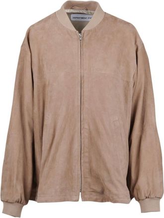 Department Five Department Five, Femme, Vestes, Beige, Taille: 38 FR Bomber Machine Over