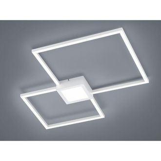 Trio Leuchten Trio Lighting - Hydra Design Quadratische Deckenleuchte Wei&szlig;e led 4000k Trio-Beleuchtung