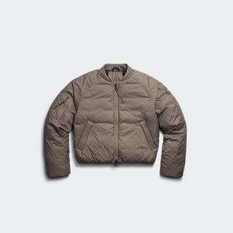 Canada Goose Elba Bomberjacke (Weiblich, Taupe Grey, M)