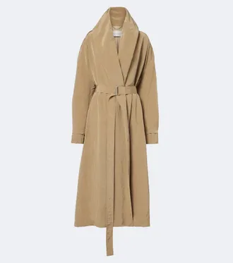 Magda Butrym Manteau ceintur&eacute; &agrave; capuche