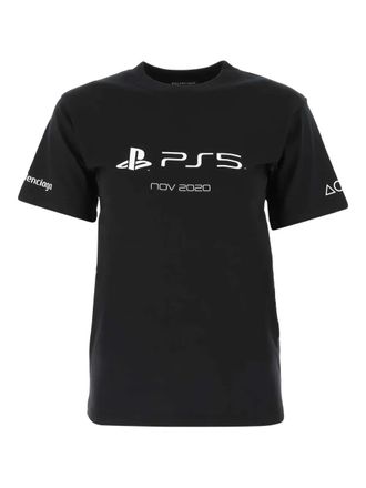 Balenciaga x Play Station t-shirt - Noir