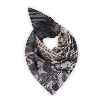 Codello Tücher & Schals - Dreieckstuch aus Seide - Gr. unisize - in Grau - für Damen