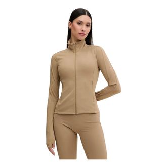 Casall Veste zipp&eacute;e toucher doux - Femme - Sweatshirts et sweats &agrave; capuche - Beige - Taille: 42 FR