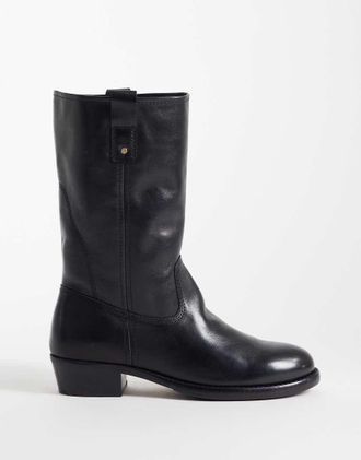 Bronx Rho-deo - Bottines souples en cuir - Noir