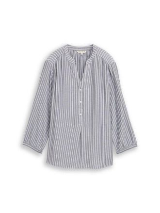 Tom Tailor Langarmbluse Blusen & Shirts Bluse mit Streifenmuster