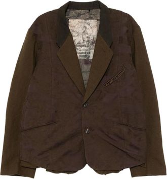 Ziggy Chen blazer en coton - Marron
