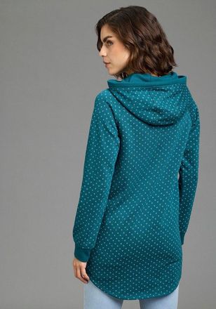 Kangaroos Longsweatshirt mit Kapuze und Kordelz&uuml;gen, figurumspielende Passform