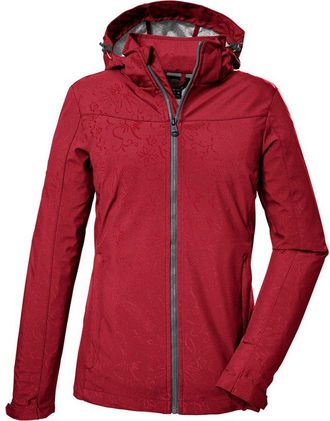 Killtec Softshelljacke KOS 40 WMN SFTSHLL JCKT Wasserabweisende, atmungsaktive Damenjacke aus recyceltem Material