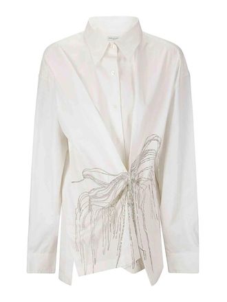 Dries Van Noten Chemise - Crème