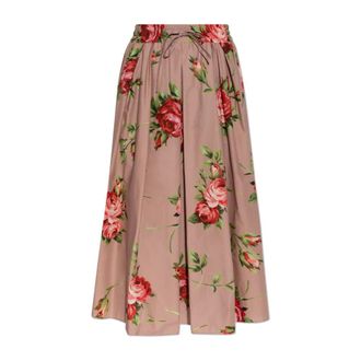 Dolce & Gabbana Femme, Jupes, Rose, Taille: 34 FR Floral Motif Skirt