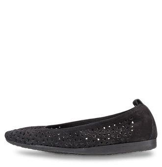 Arche Damen Ballerinas, Nero Schwarz, 42 EU