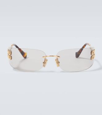 Miu Miu Ovale Sonnenbrille