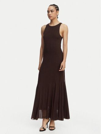 Guess Abendkleid W6GK13 K2943 Braun Slim Fit