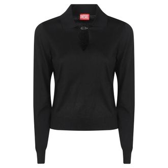 Diesel Femme, Pulls, Noir, Taille: 38 FR M-Lilli Tricot