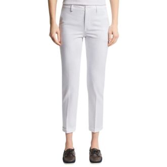 Fay Cropped Hosen - - Trousers - Damen - Wei&szlig; - W30