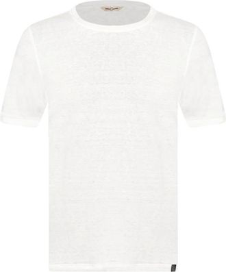 Gran Sasso Homme, Tops, Blanc, Taille: XL T-shirt Col Rond