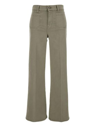 Frame Denim jean Le Slim Palazzo - Vert