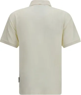 Palm Angels Logo-Embroidered Cotton Polo Shirt - Beige