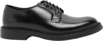 Doucal's Derby-Schnürer aus poliertem Nappaleder in