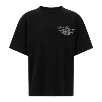 Amiri Dreamers Chain Stitch Oversized Tee - - Tops - Herren - Schwarzk - M
