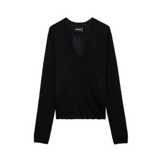 Zadig&Voltaire Rivy Strickpullover - - Knitwear - Damen - Schwarzk - L