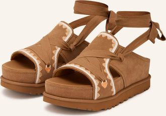 UGG Plateau-Sandalen Goldenstar braun