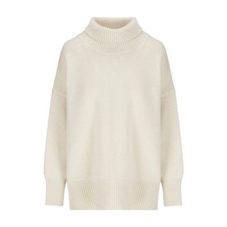 Chlo&eacute; Femme, Pulls, Blanc, Taille: 40 FR Pull Col Roul&eacute; en Cachemire
