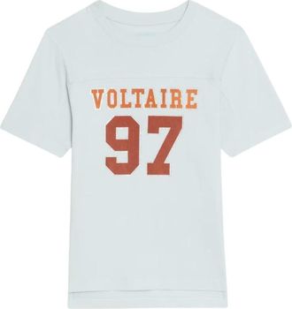 Zadig&Voltaire Femme, Tops, Bleu, Taille: 40 FR Camiseta Boo