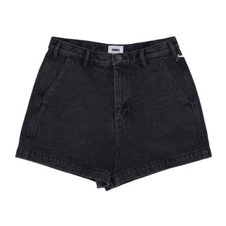 Obey Denim Shorts - - Shorts - Damen - Schwarzk - W26