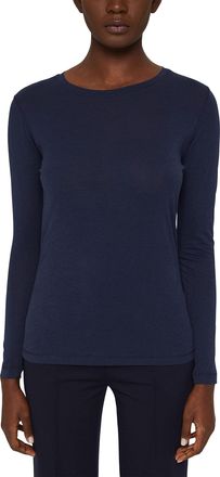 Esprit Damen 012EE1K311 T-Shirt, 400/NAVY, XS