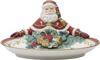Fitz and Floyd Noel Holiday Santa Figurale Servierschale, 30,5 cm