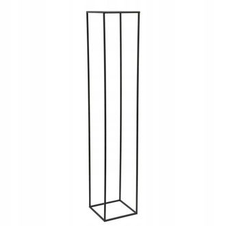 HowHomely Metall Blumenst&auml;nder Schwarz 130cm - Hoch Blumen St&auml;nder - Schwarzer Blumentopfst&auml;nder