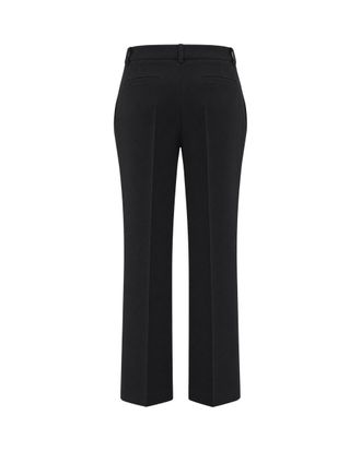 P.A.R.O.S.H. Tailored Straight-Leg Trousers - Black