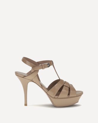 Saint Laurent Tribute patent leather Sandals Female 37.5