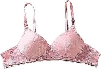 Generic Soutien-gorge pour femme - Petit bonnet - Double boucle - Sous-v&ecirc;tements fins push-up 2026, rose, 68