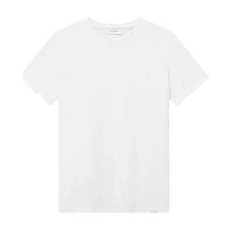 Les Deux Homme, Tops, Blanc, Taille: S T-shirt ras du cou Tonal N&oslash;rregaard