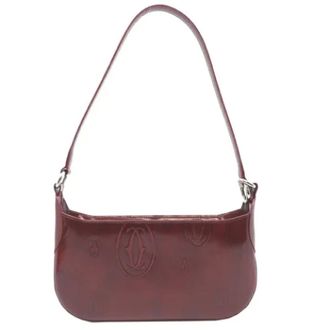 Cartier Pre-owned Cuir sacs-main - Femme - Pre-owned - Rouge - Taille: ONE Size