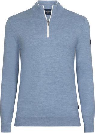 Cavallaro Homme, Pulls, Bleu, Taille: 2XL Fontanio Half Zip Pullover