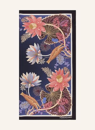 Ferragamo Ferragamo Seidentuch blau