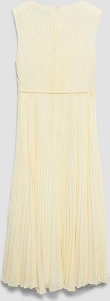 s.Oliver Midikleid Kleid Plissiertes Midi-Kleid mit Bindeg&uuml;rtel und Viskosefutter