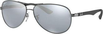 Ray-Ban Homme, Accessoires, Gris, Taille: 61 MM Carbon Fibre Rb8313 004/K6 Lunettes de soleil