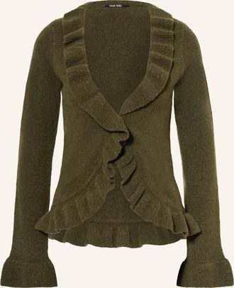 Marc Aurel Marc Aurel Strickjacke Mit Volants gruen