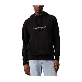 Calvin Klein Homme, Sweatshirts et sweats &agrave; capuche, Noir, Taille: M Pullover Sweat &agrave; capuche