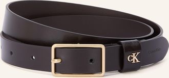 Calvin Klein Lederg&uuml;rtel braun