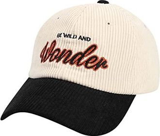 Generic N E D Hat Casquette de baseball classique en velours côtelé Style vintage Style décontracté Mode élégant Support horizontal, Noir, Taille unique