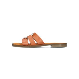Notre-V Leder-Sliders - - Shoes - Damen - Orange - 39 EU