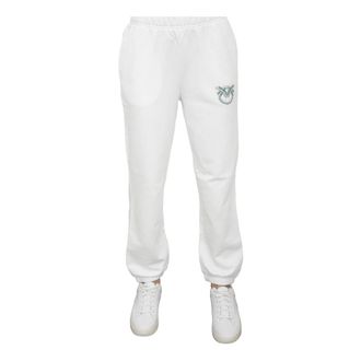Pinko Wei&szlig;e Sweatpants Casual Stil - - Trousers - Damen - Wei&szlig; - L