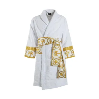 Versace unisex, Vêtements de nuit et de détente, Blanc, Taille: 3XL Peignoir