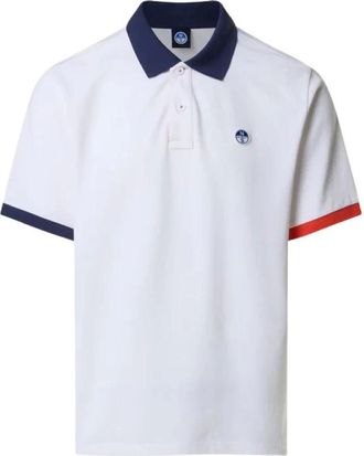 North Sails Homme, Tops, Blanc, Taille: 3XL Polo Dettagli